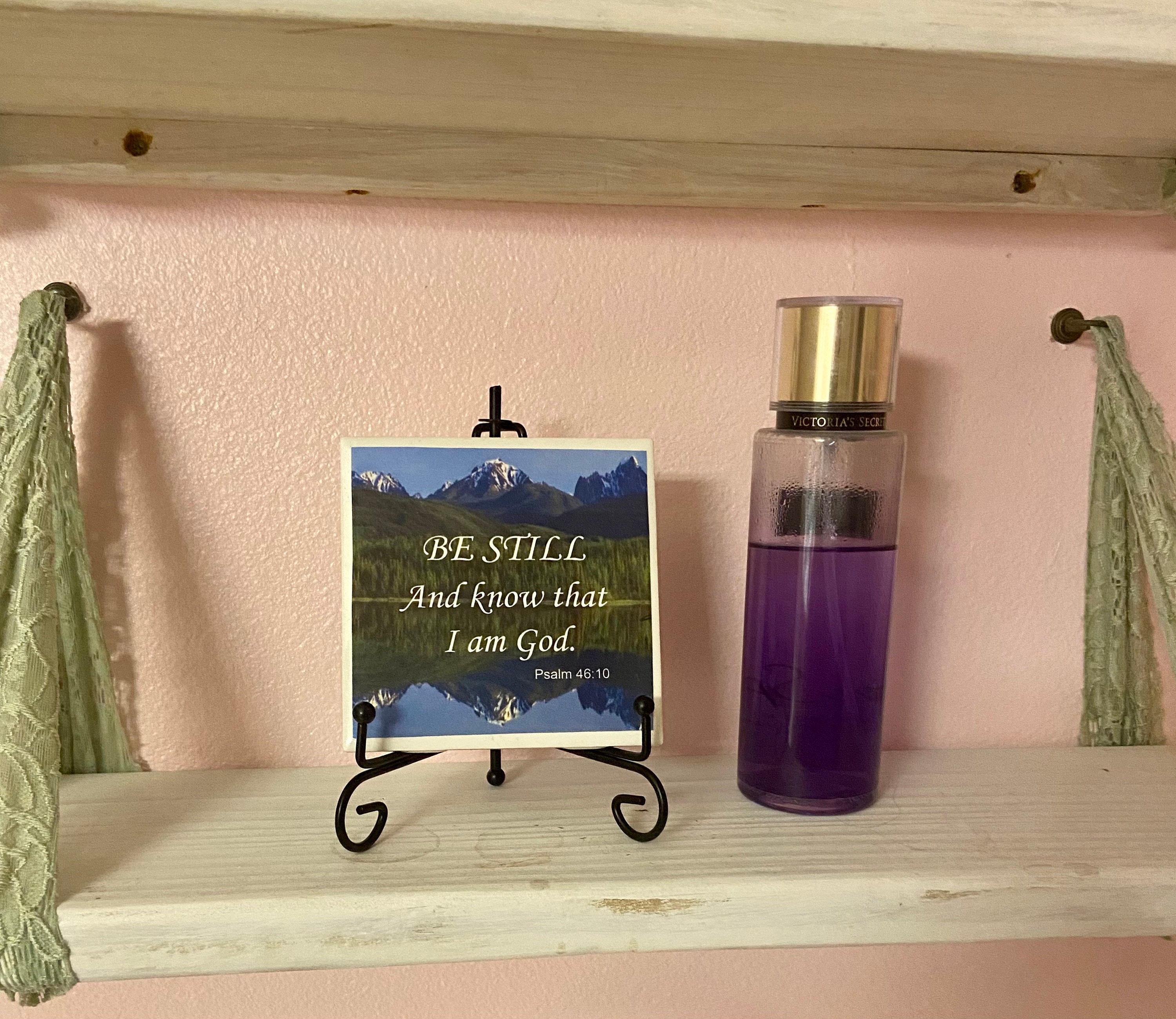 A Porcelain Tile With a Bible Scripture Verse on It - Etsy