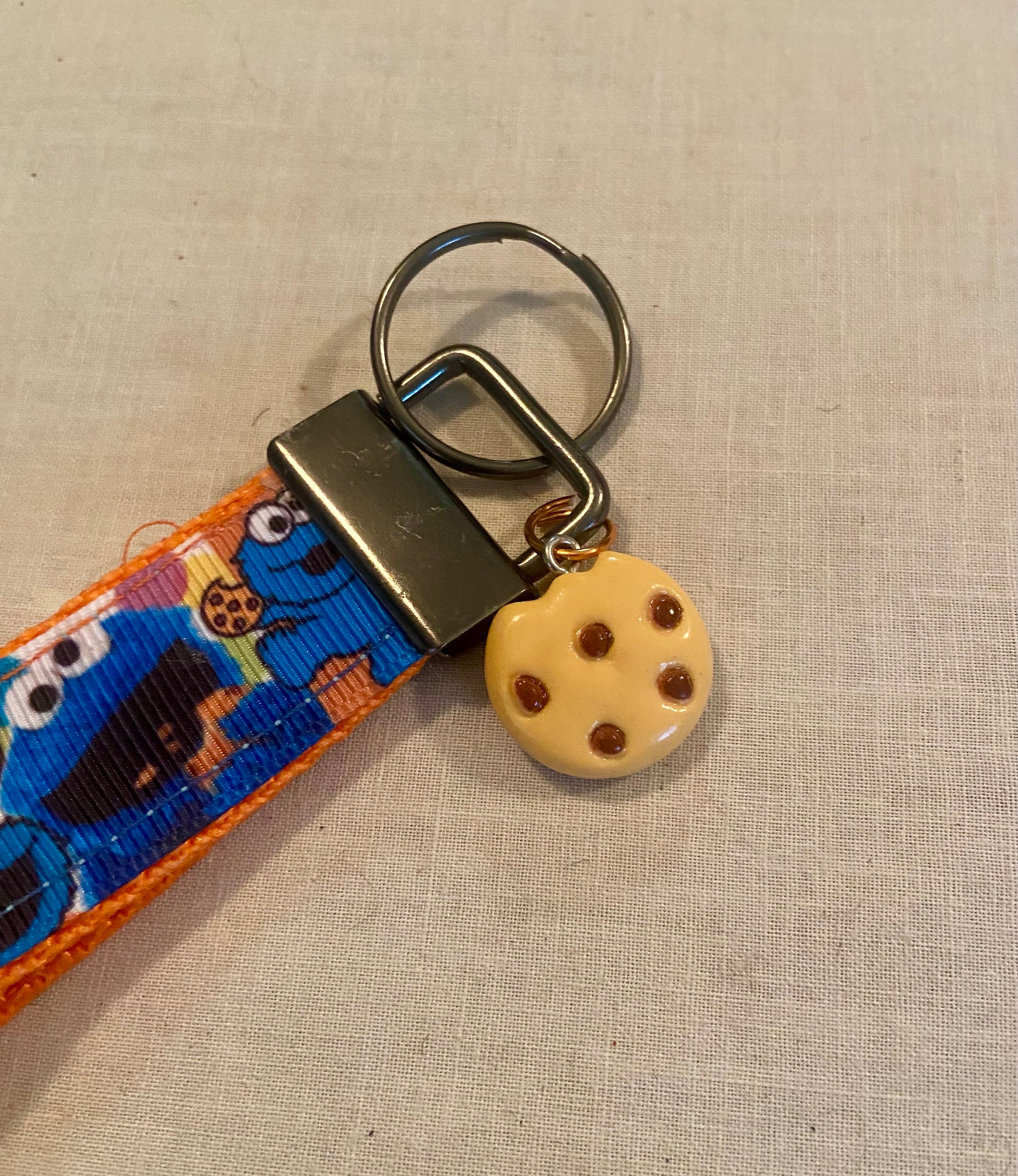 Sesame Streets Cookie Monster Key Fob - Etsy