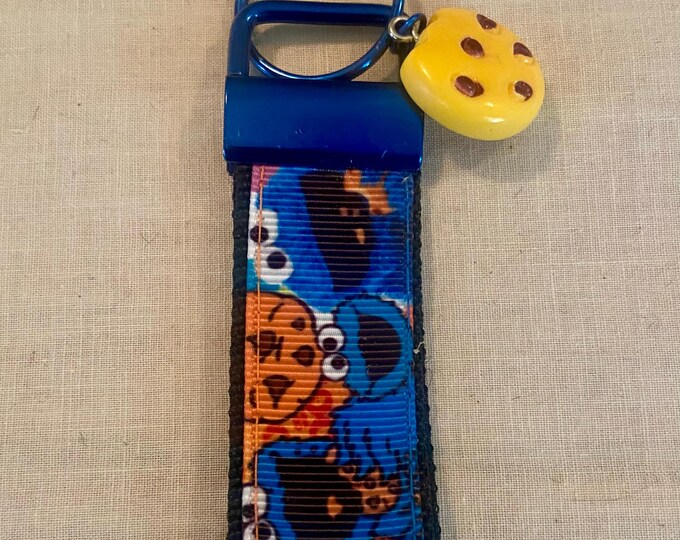 Sesame Streets Cookie Monster Key Fob - Etsy