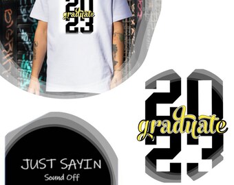 Senior 23 Svg Class of 2023 Graduation Svg Senior Shirt - Etsy