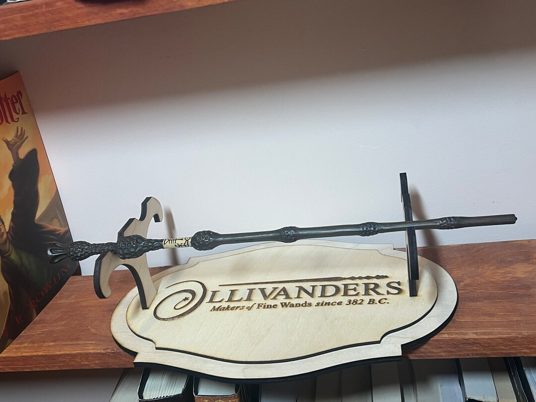 Wizard Wand Display Stand, Holds Two Full Size Magic Wands - Etsy