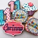 Happy Birthday Custom Number Cookies Set of 6 Crunchy - Etsy