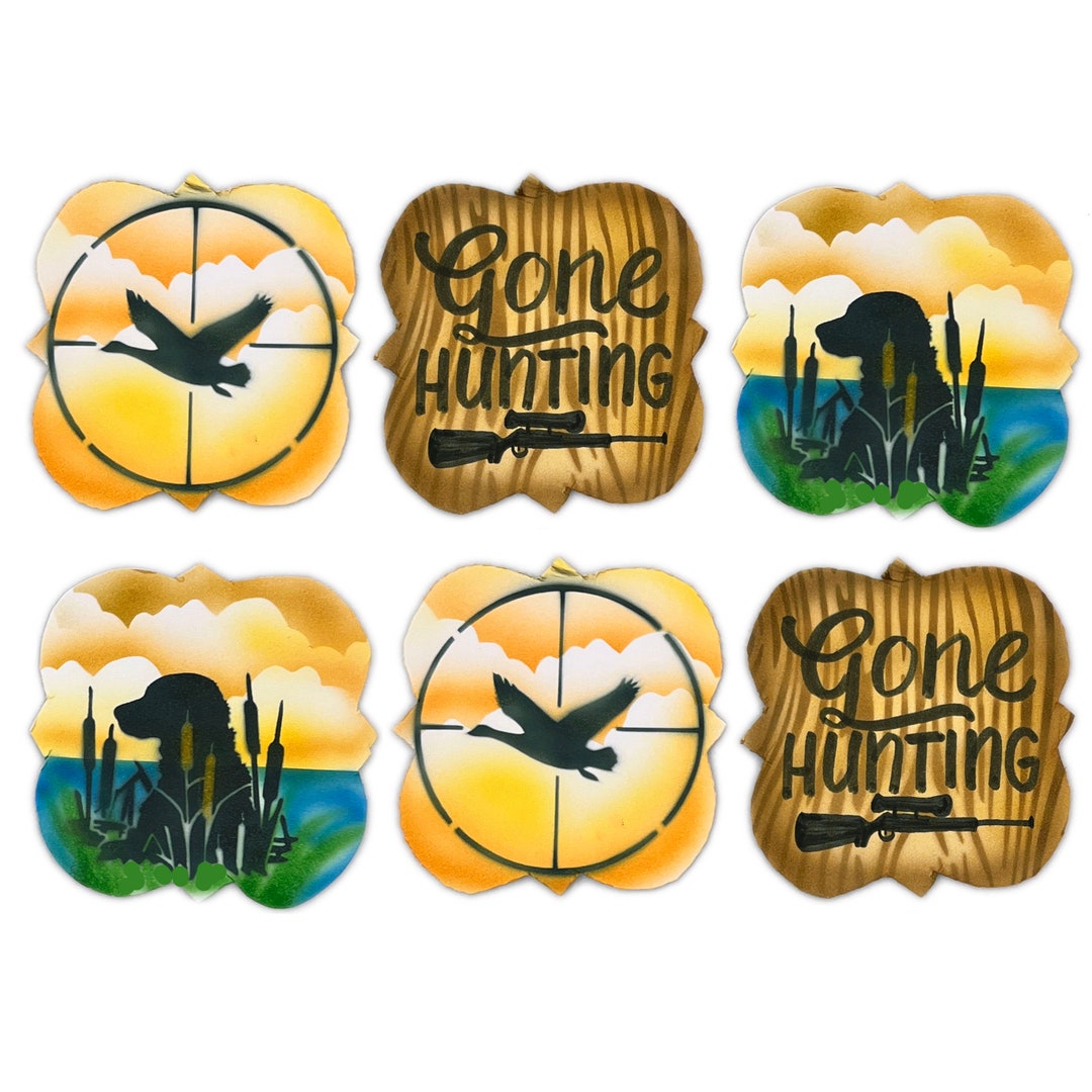 Gone Duck Hunting Cookies- Set of 6 Crunchy Shortbread Cookies ...