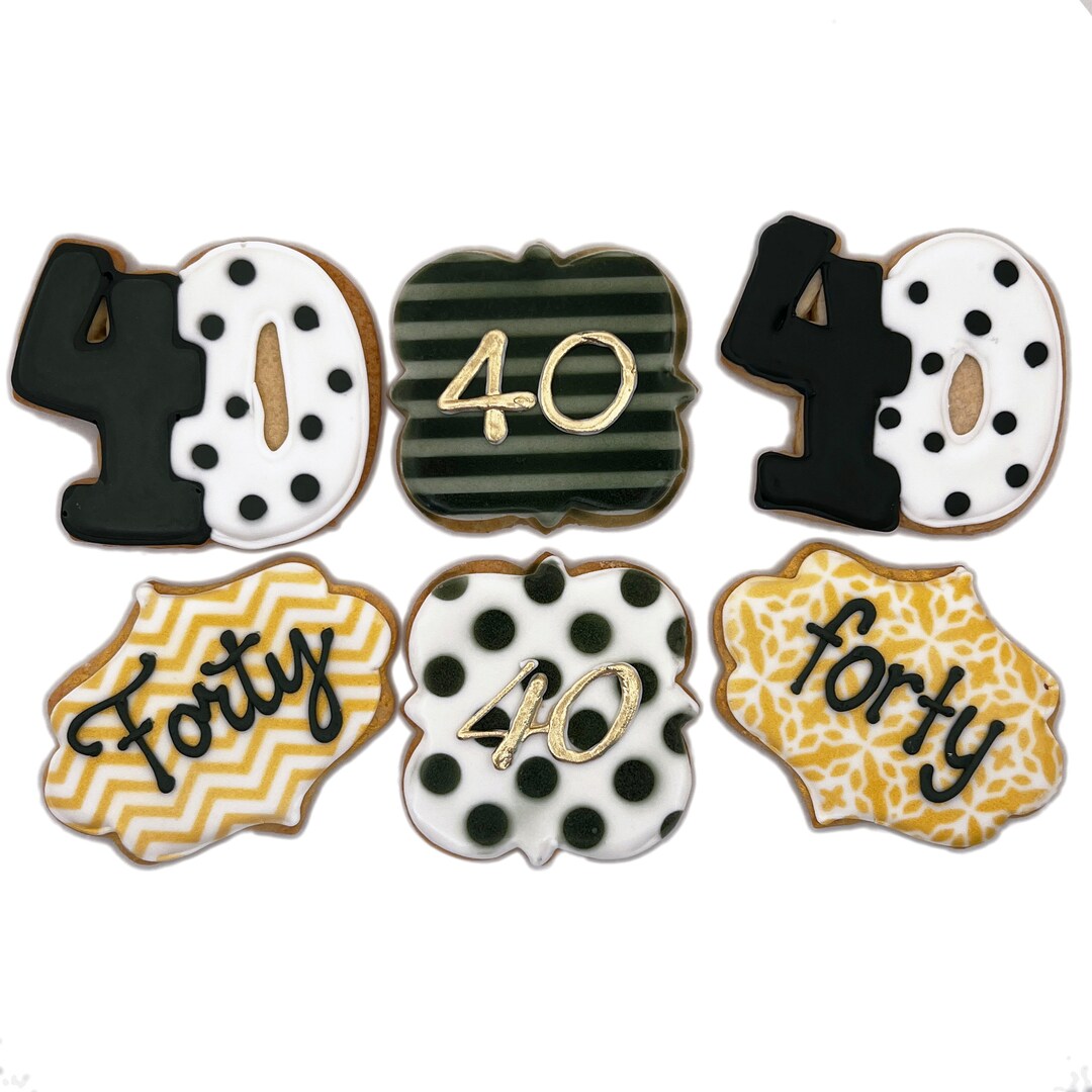 Custom Number Assortment Cookies Set of 6 Crunchy Shortbread - Etsy