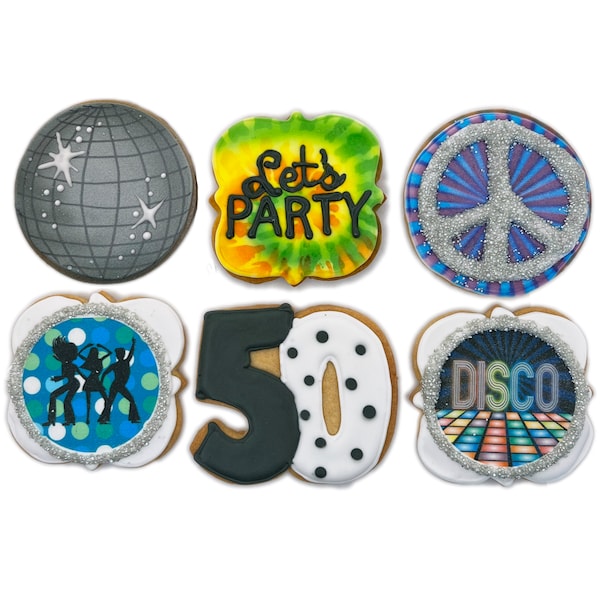 Disco Cookies - Etsy