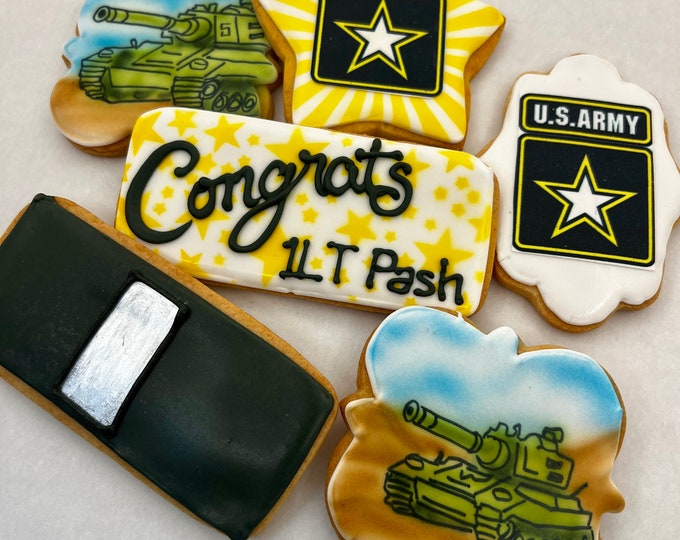 Military/army Cookies - Etsy