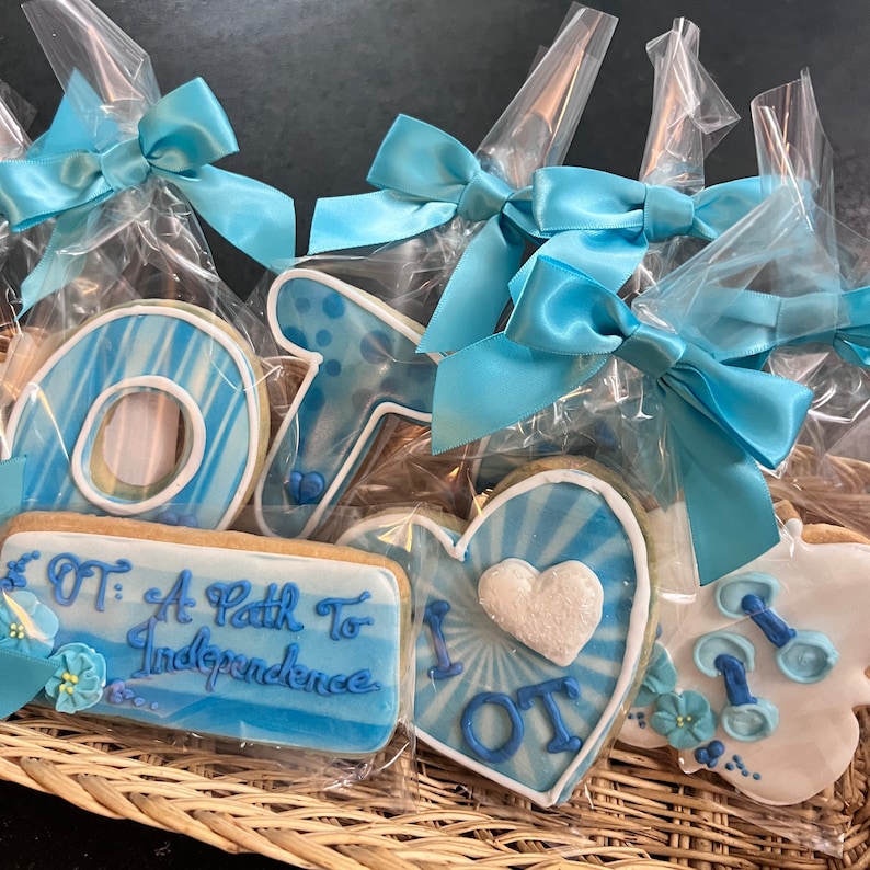 Occupational Therapy Cookies PT OT KT- Set of 6 Crunchy Shortbread ...