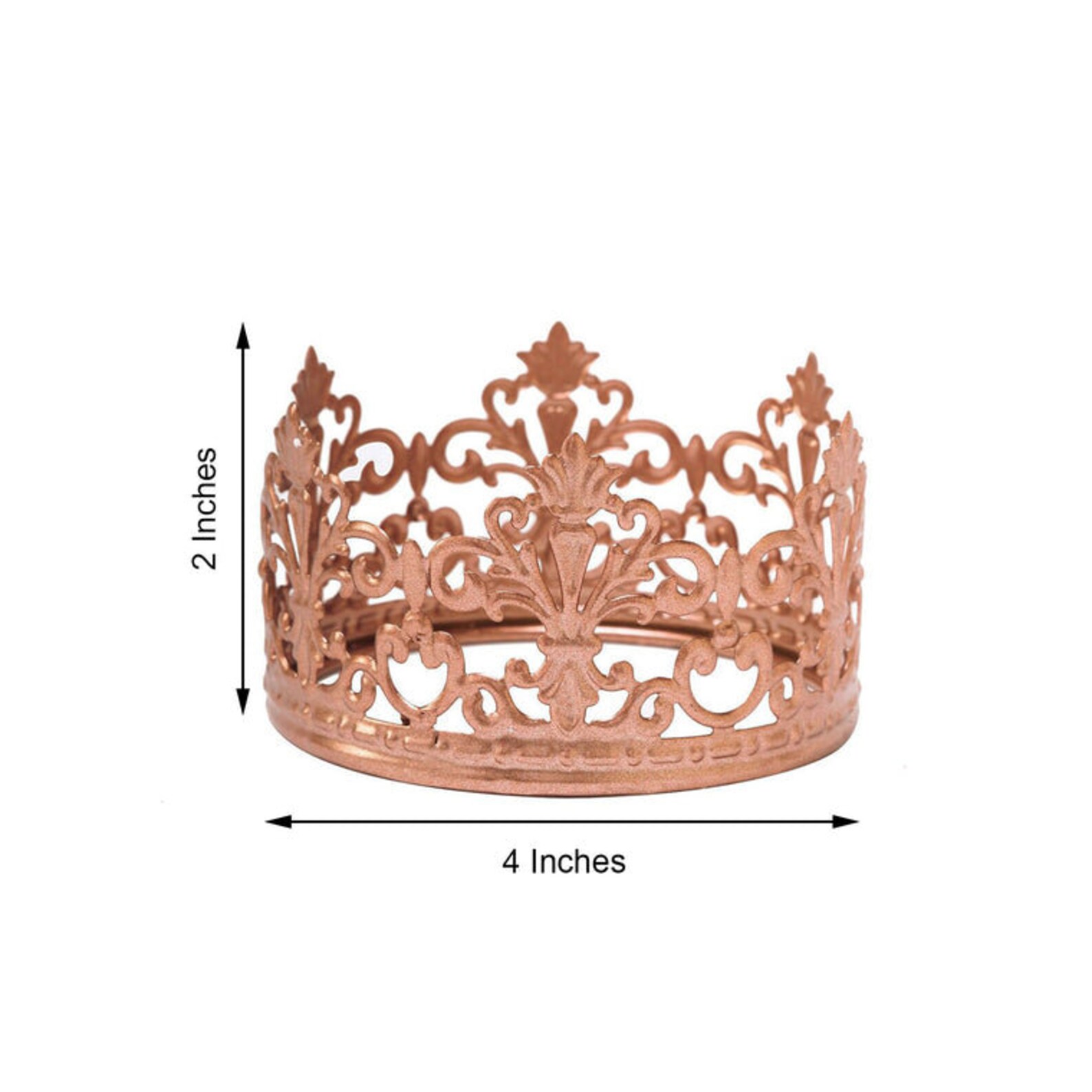 Metal Princess Prince Crown Cake Topper Wedding Cake Decor - Etsy