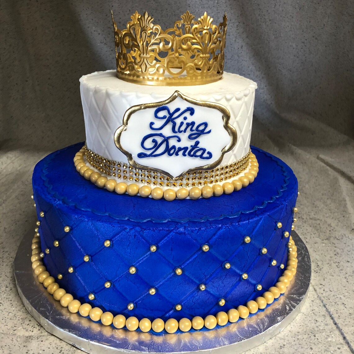 Metal Princess Prince Crown Cake Topper Wedding Cake Decor - Etsy