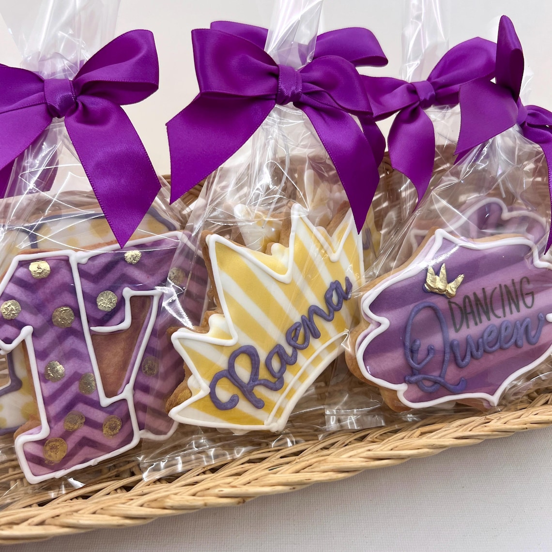Dancing Queen Cookies- Set of 6 Crunchy Shortbread Cookies Individually ...