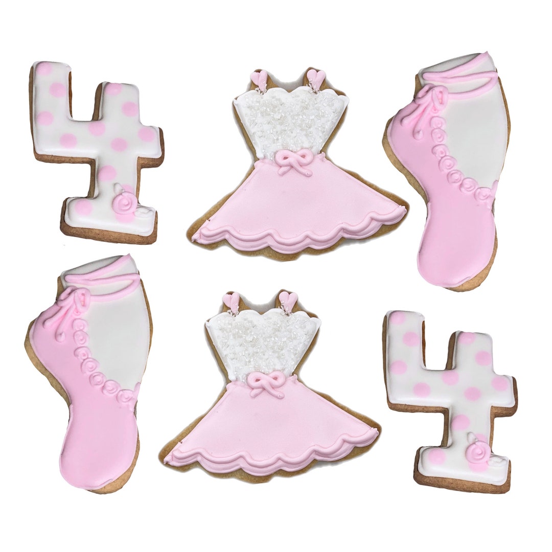 Ballet Tutu Cookies Set of 6 Crunchy Shortbread Cookies - Etsy