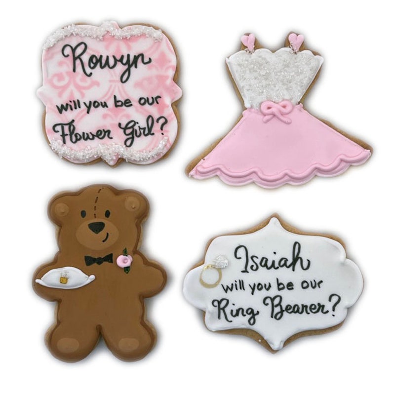 Flower Girl Cookie - Etsy