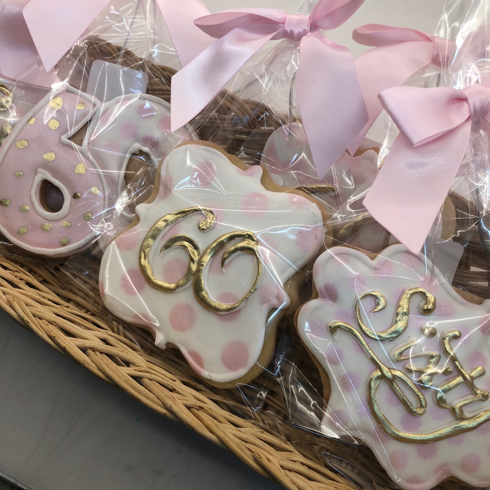 Custom Number Assortment Cookies Set of 6 Crunchy Shortbread | Etsy