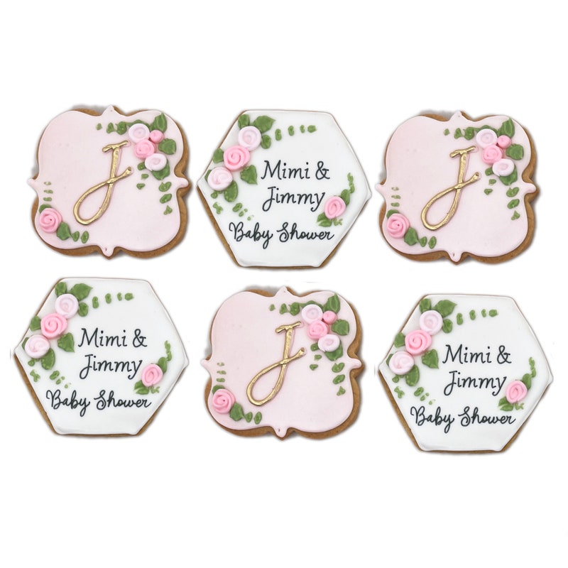 Monogram Cookies - Etsy