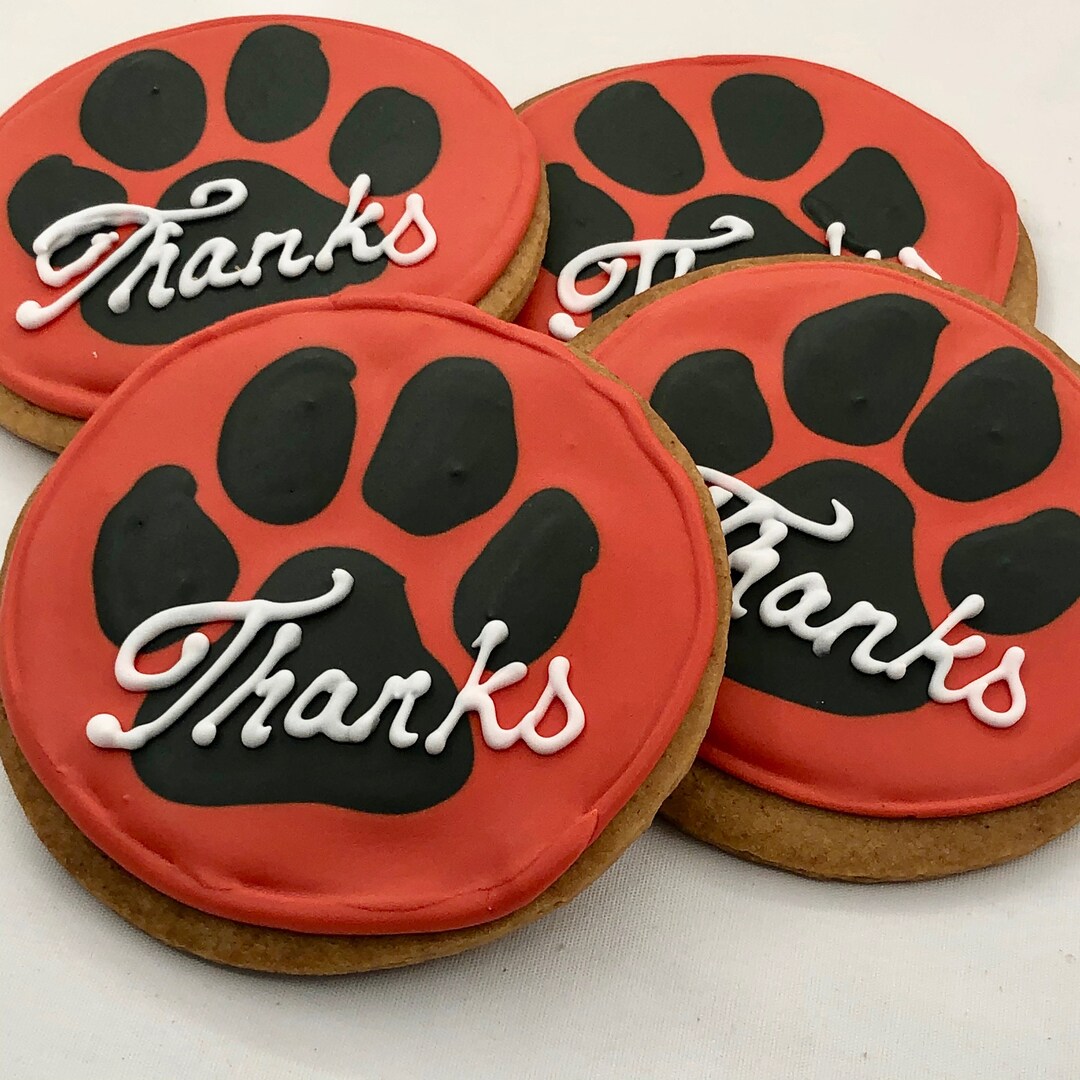 Veterinarian Thank You- Set of 6 Crunchy Shortbread Cookies ...