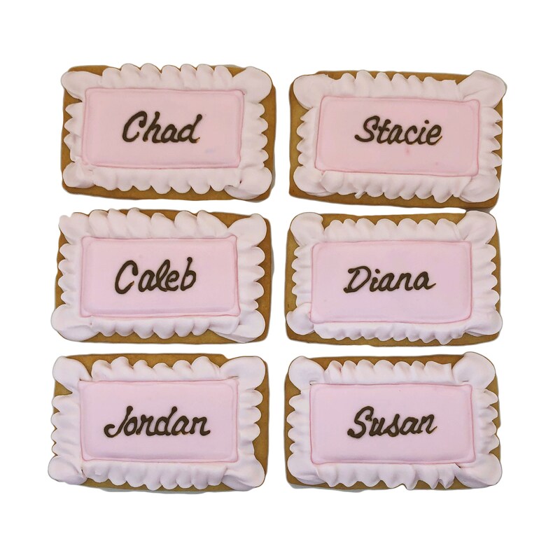 Place Card Cookies - Etsy