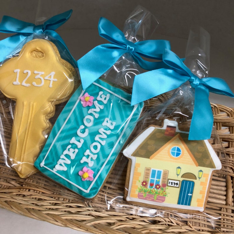 New Home Cookies Set of 6 Crunchy Shortbread Cookies - Etsy