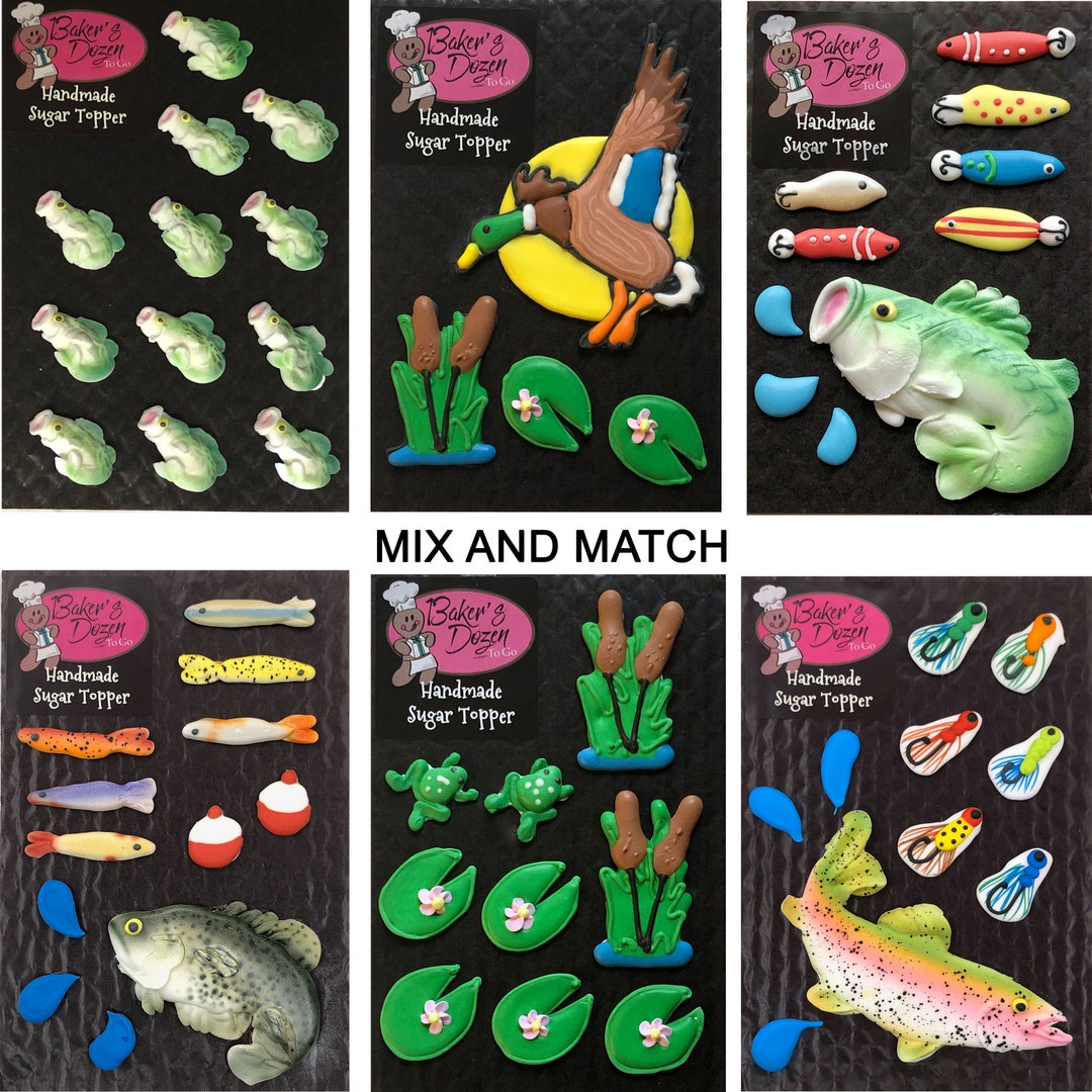 CUSTOM SPORT Mix and Match Cake Cupcake Topper Edible Royal Icing by ...