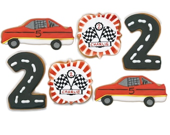 Bulldozer and Dump Truck Cookies Set of 6 Crunchy Shortbread Cookies ...