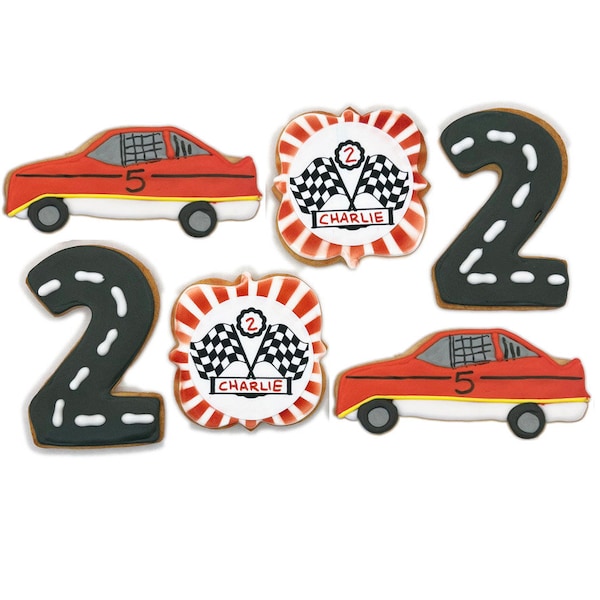 Bulldozer and Dump Truck Cookies Set of 6 Crunchy Shortbread Cookies ...