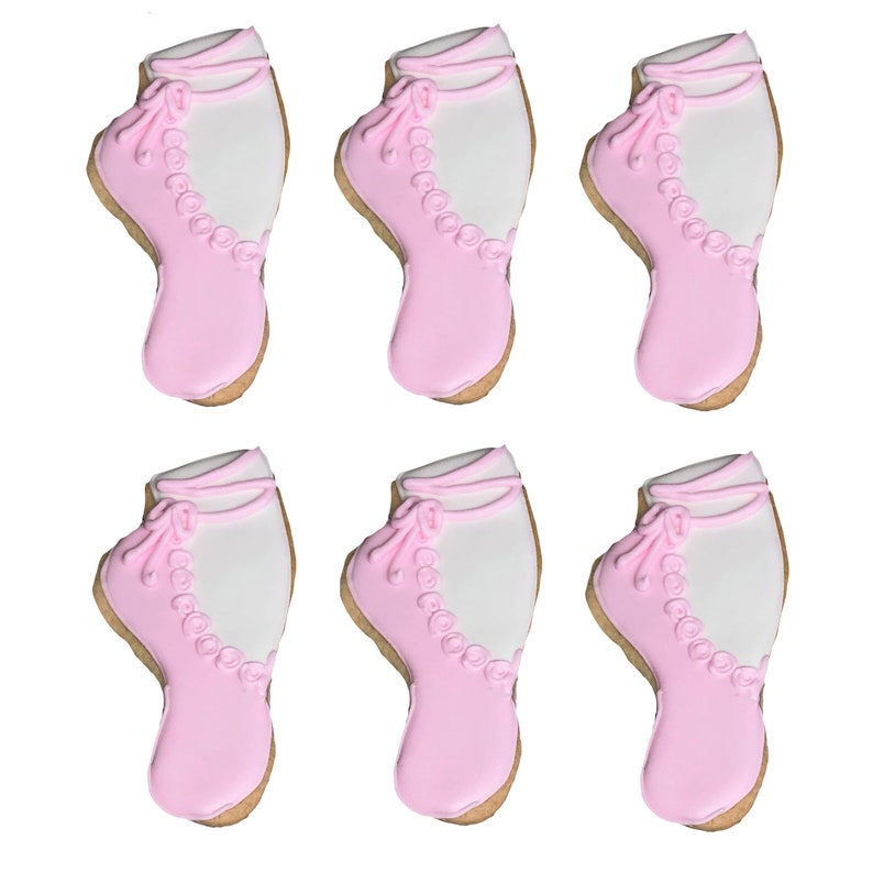 Ballet Tutu Cookies- Set of 6 Crunchy Shortbread Cookies Individually ...