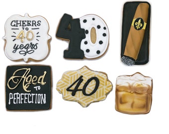 Custom Number Assortment Cookies Set of 6 Crunchy Shortbread Cookies ...