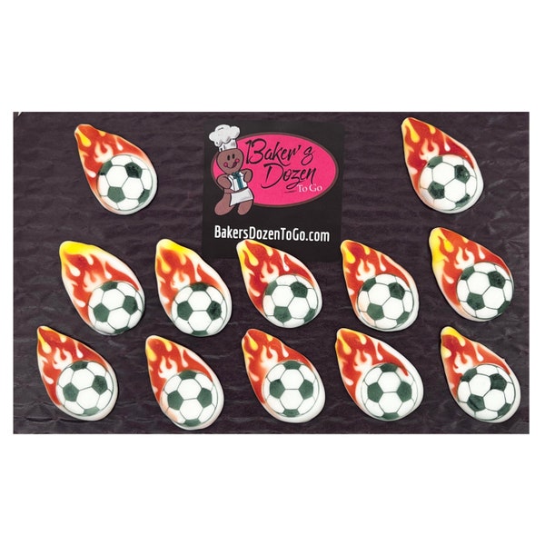 Royal Icing Soccer Balls - Etsy