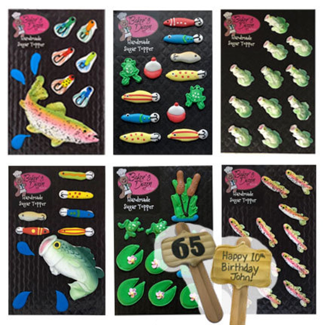 CUSTOM SPORT Mix and Match Cake Cupcake Topper Edible Royal Icing by ...