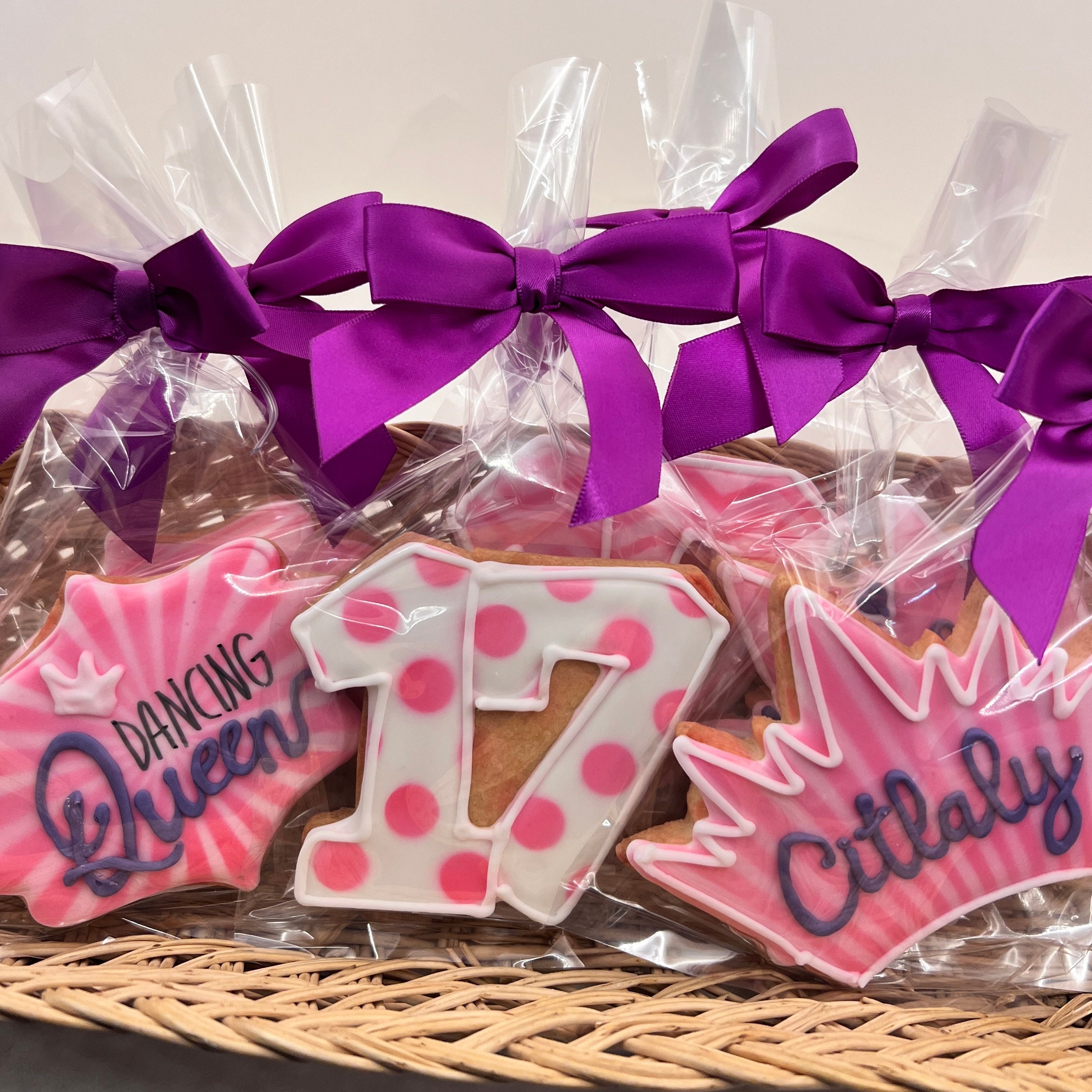 Dancing Queen Cookies- Set of 6 Crunchy Shortbread Cookies Individually ...