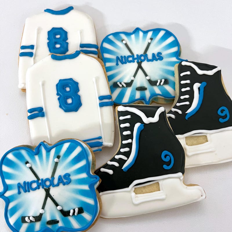 Hockey Cookie - Etsy