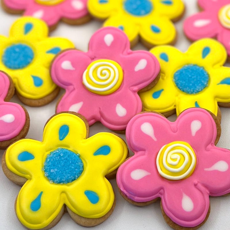 Daisy Cookies - Etsy