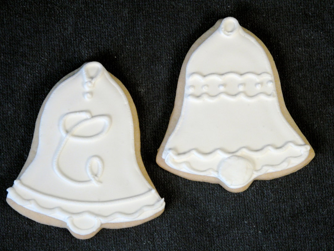 Wedding Bell Cookies- Set of 6 Crunchy Shortbread Cookies Individually ...