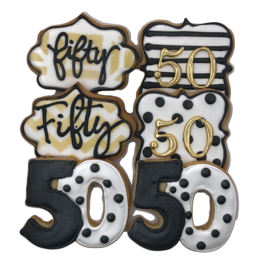 Custom Number Assortment Cookies Set of 6 Crunchy Shortbread - Etsy