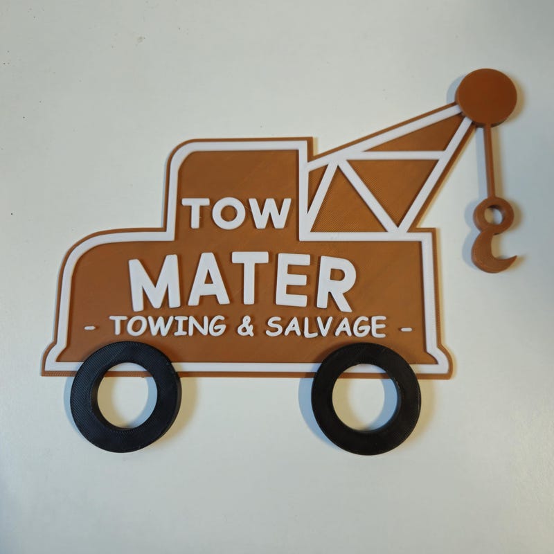 Tow Mater Sign - Etsy