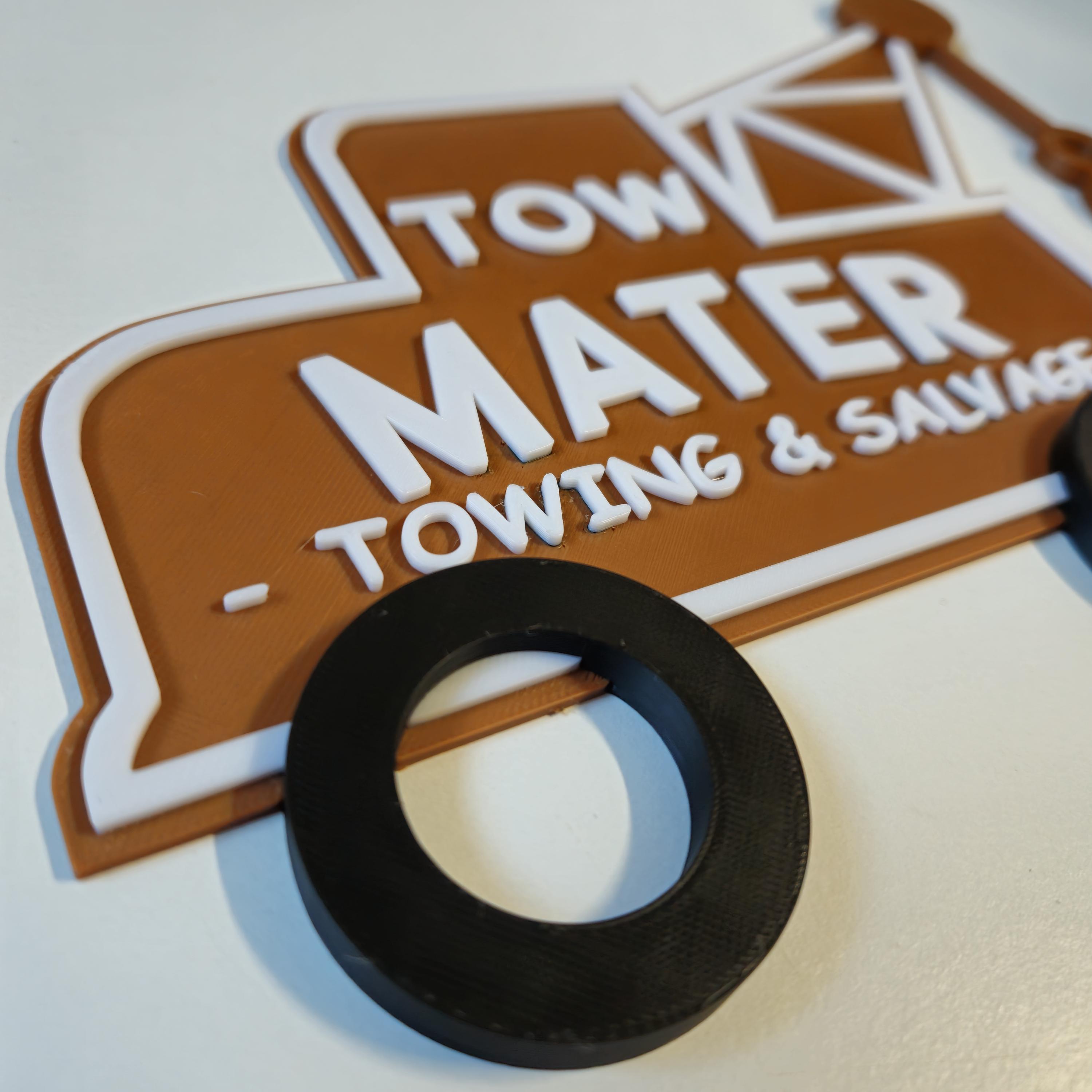 Tow Mater Sign / Wall Hanging Disney Pixar Cars - Etsy