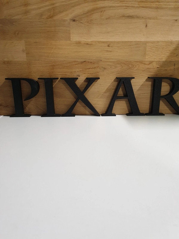 Pixar Letters Logo - Etsy