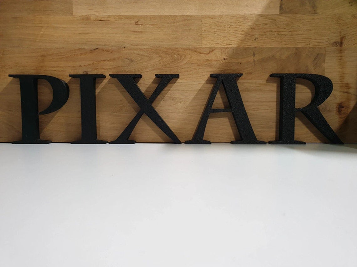 Pixar Letters Logo - Etsy