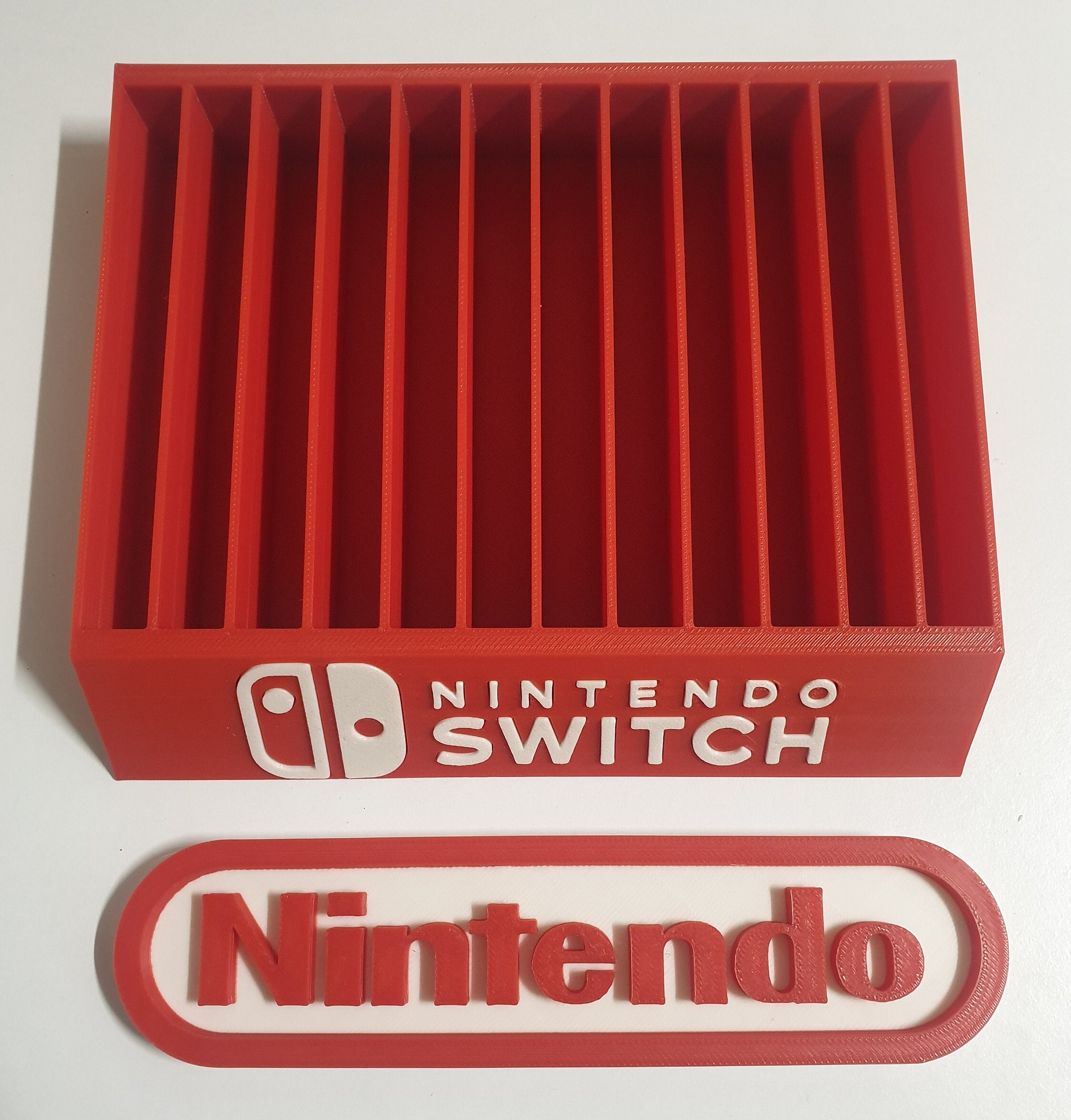 Nintendo Switch Game Stand & Logo Holds 12 Games - Etsy