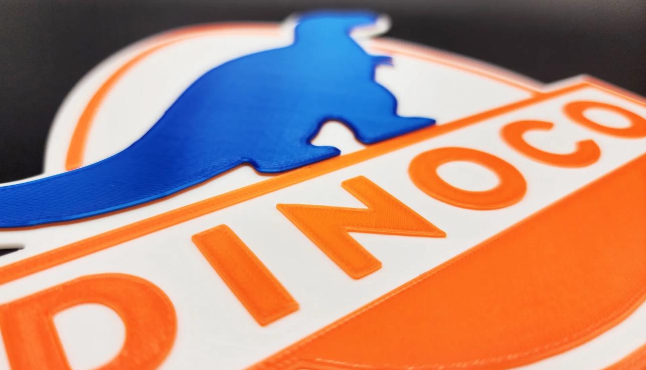 Cars Dinoco Sign Disney Pixar Wall Decoration - Etsy