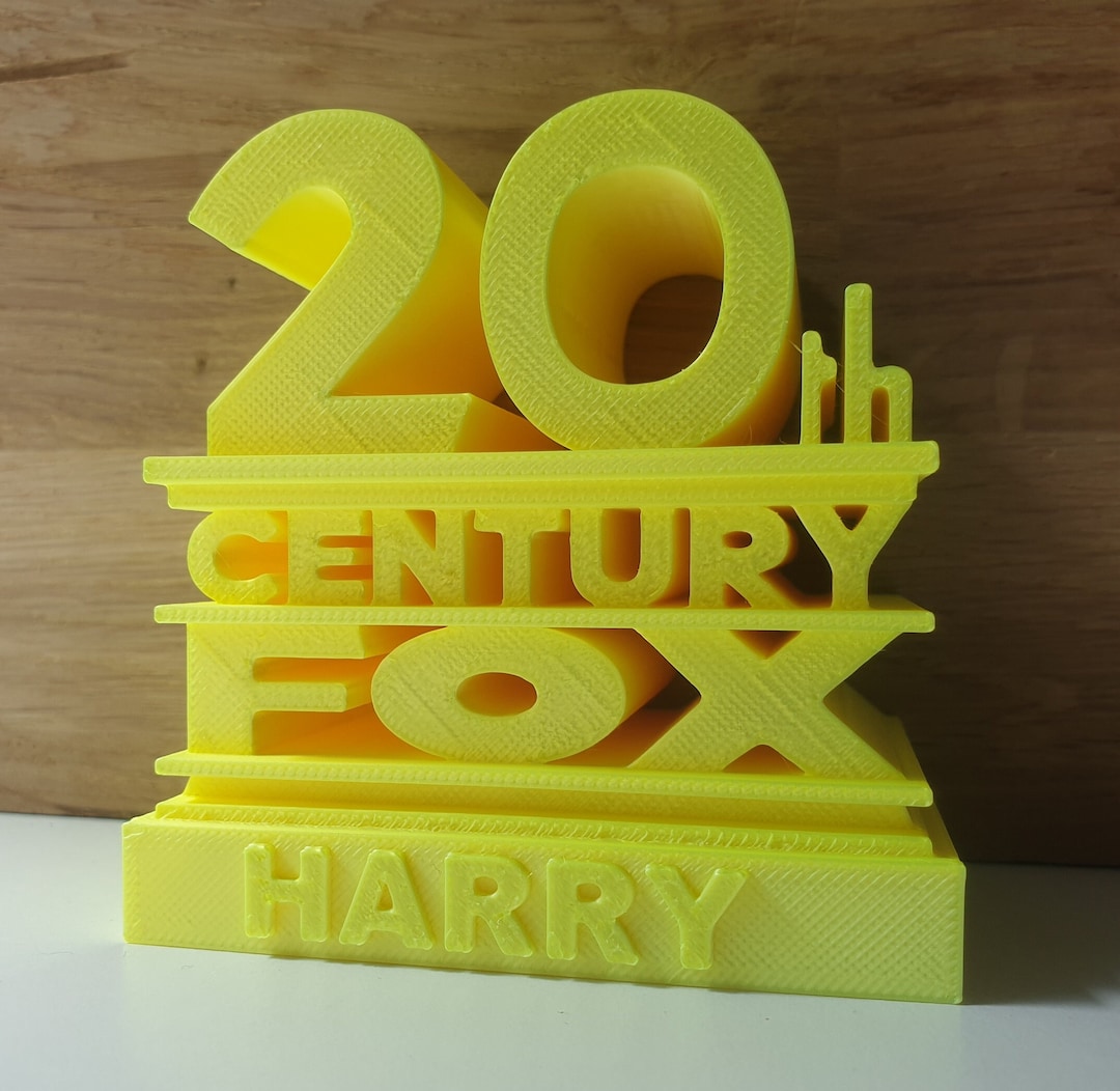 Personalised Name 20th Centaury Fox Logo - Etsy