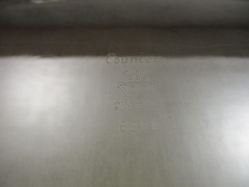 International Silver Company Countess 6291: Silverplate Serving Tray - Etsy