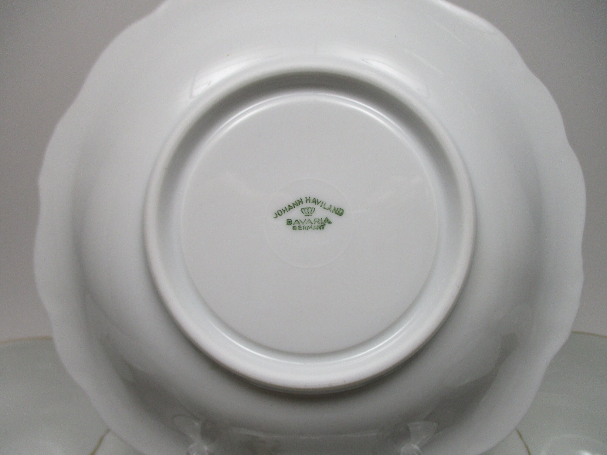 Johann Haviland Bavaria Germany Sepia Rose Pattern 10 Bread - Etsy