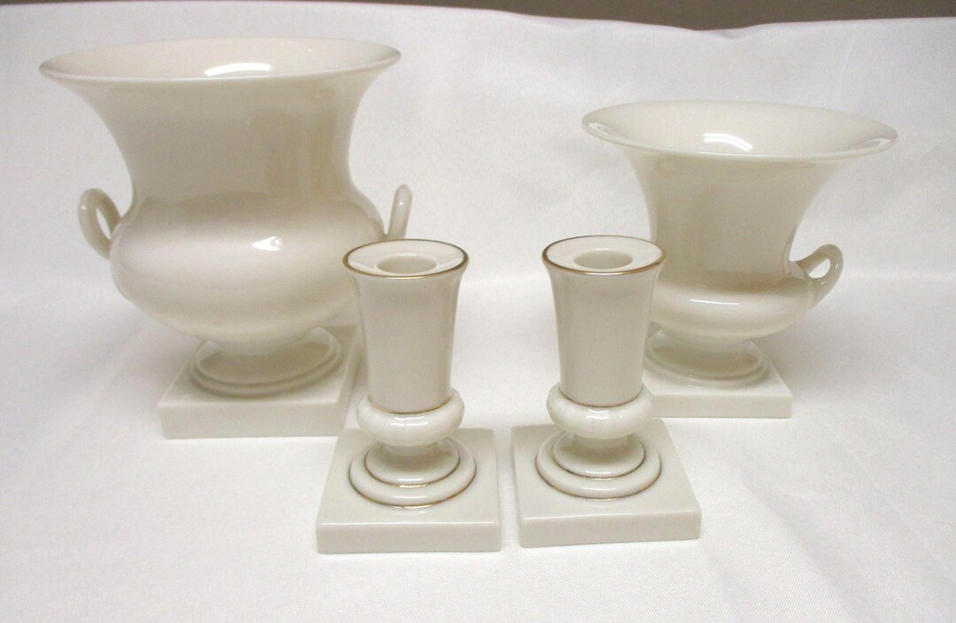 Lenox Fine China - Urn Vases & Candle Sticks - Etsy