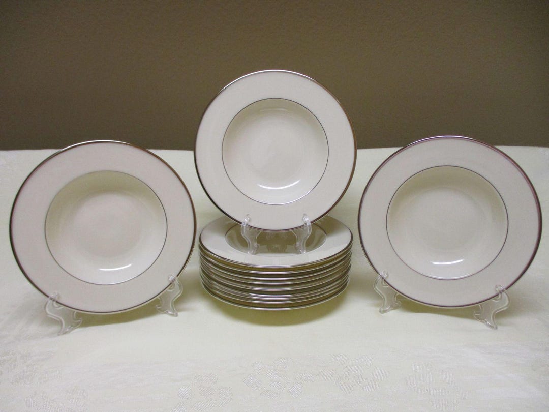 Lenox Fine China Montclair B-501 Pattern - 12 Rim Soup Bowls - Etsy