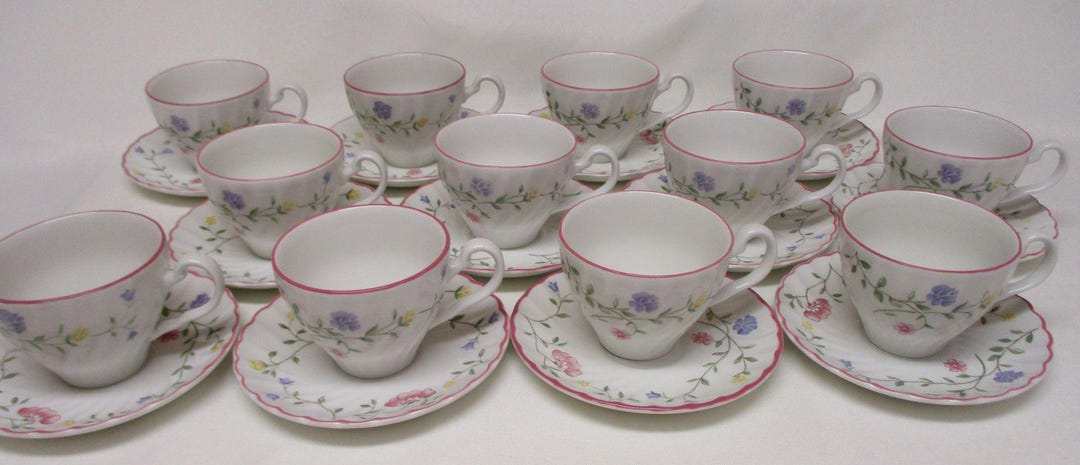 Johnson Brothers Summer Chintz: 12 Cups, 12 Saucers - Etsy