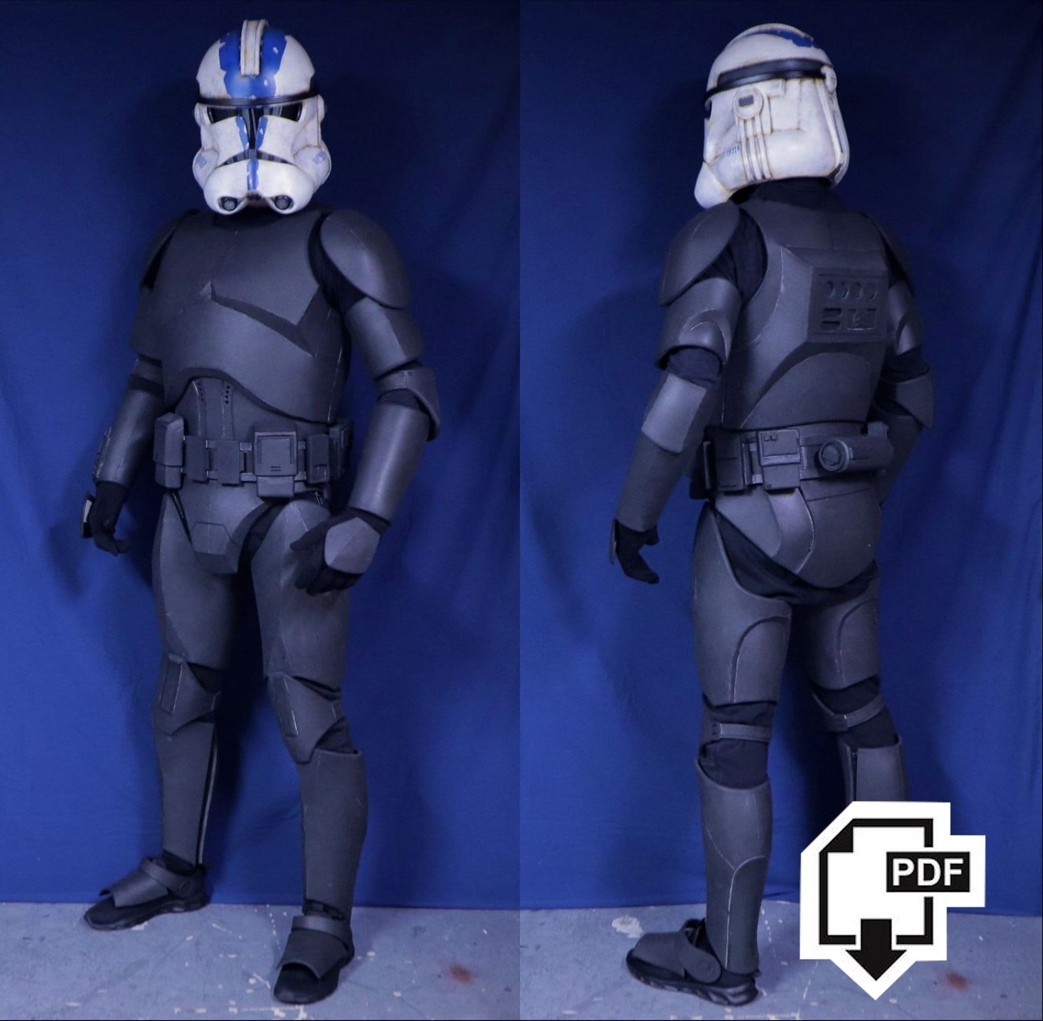 Foam Clone Trooper Armor Digital Templates Full Armor 