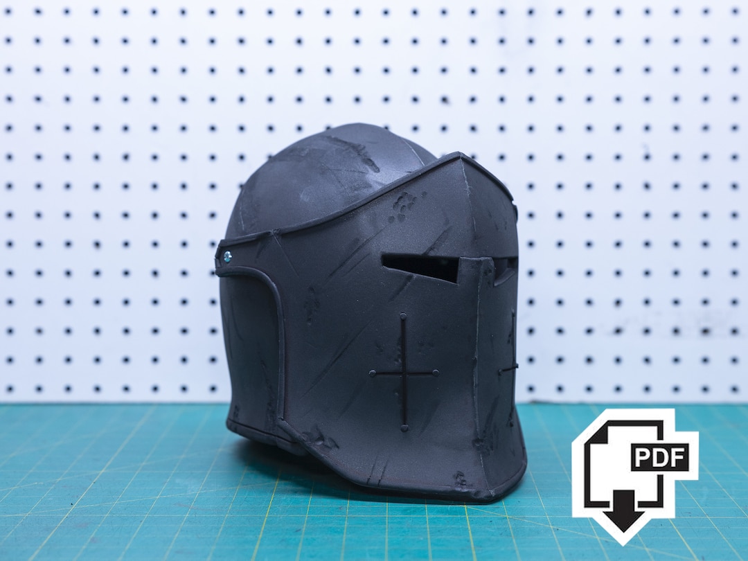 Foam Classic Knight Helmet Digital Templates - Etsy