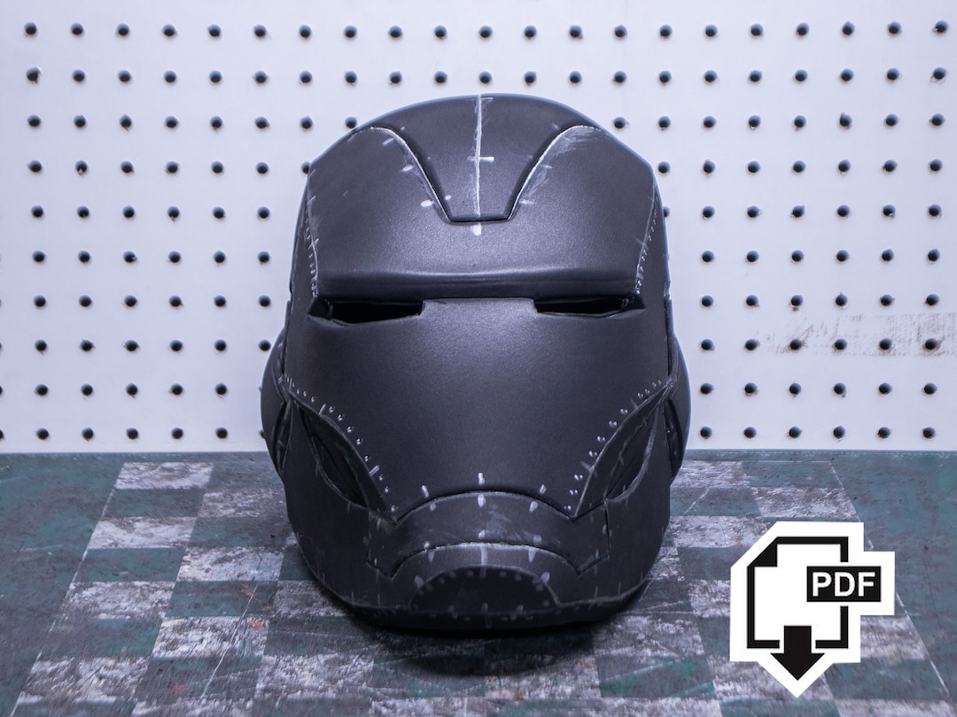 Foam Iron Man Mk85 Helmet Digital Templates - Etsy