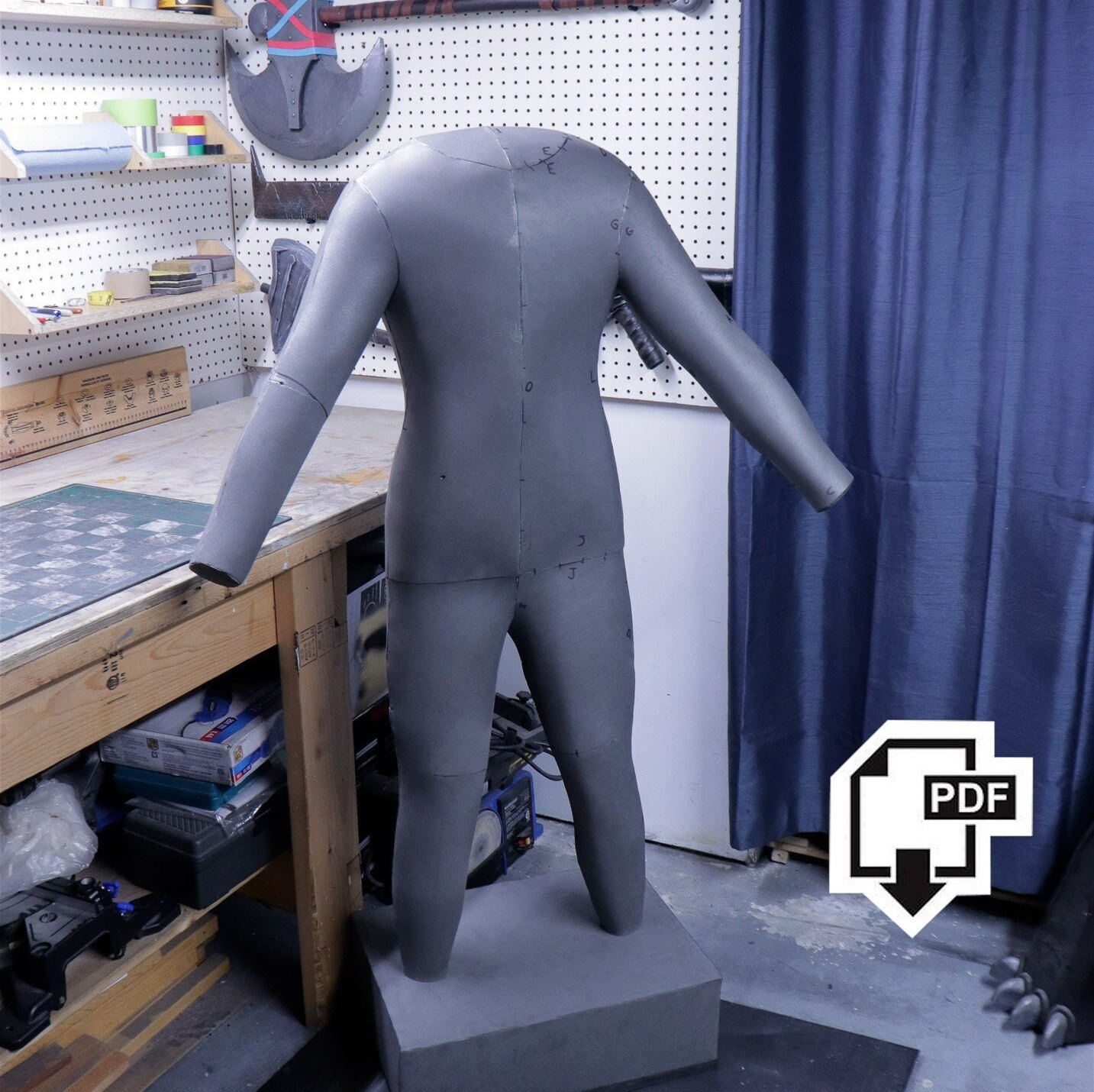 Foam Cosplay Dummy / Mannequin Digital Templates - Etsy