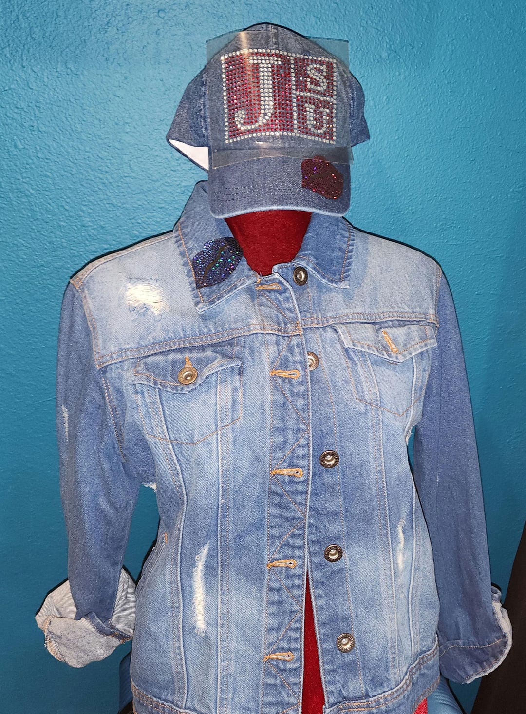 JSU Denim Jacket & Cap Combo, JSU Tiger Jacket, Custom Jacket, Tigers ...